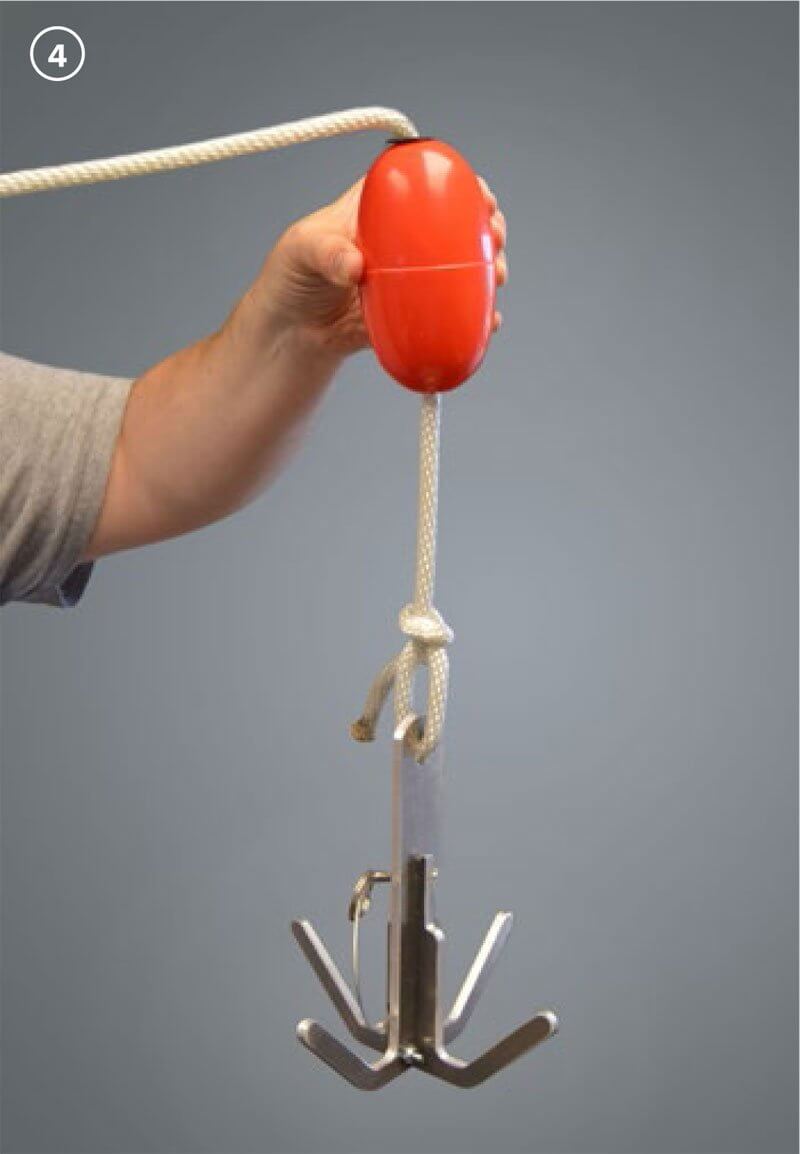 Grapple Hook For Containment Boom Deployment | Elastec
