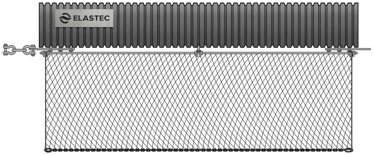Brute Boom | Floating Log Booms for Debris & Litter | Elastec