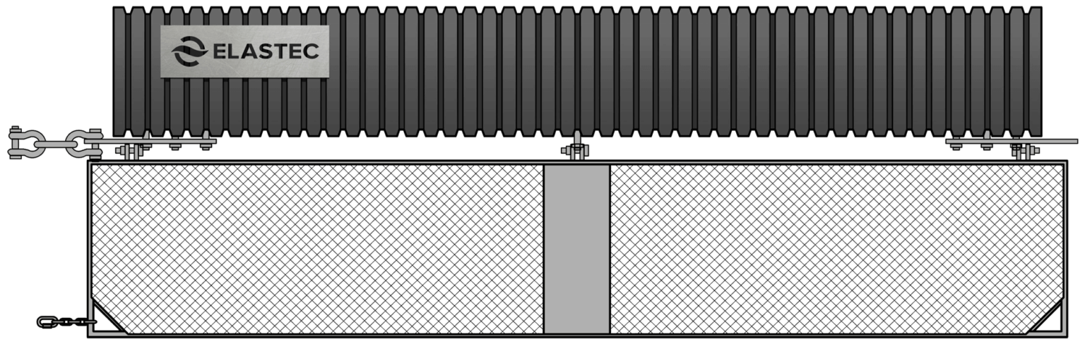 Brute Boom | Floating Log Booms for Debris & Litter | Elastec