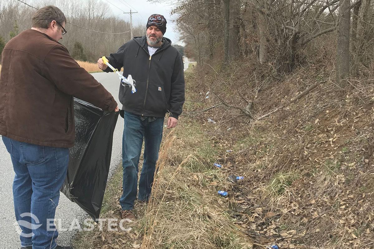 We're Taking The #trashtag Challenge | Elastec